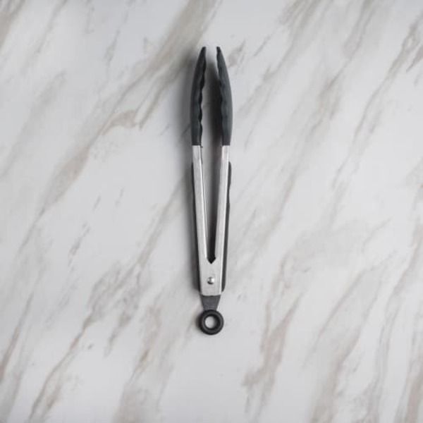 Woody Black Silicone Food Tong | Lazada Indonesia