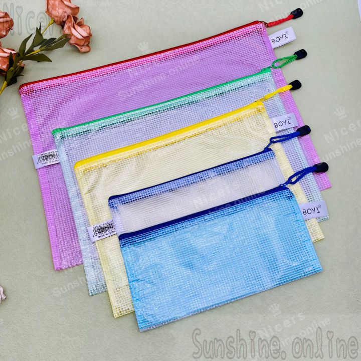 B6/A5/B5/A4/B4 Zip Bag Envelope Mesh Waterproof Zipper Pouch giveaways ...