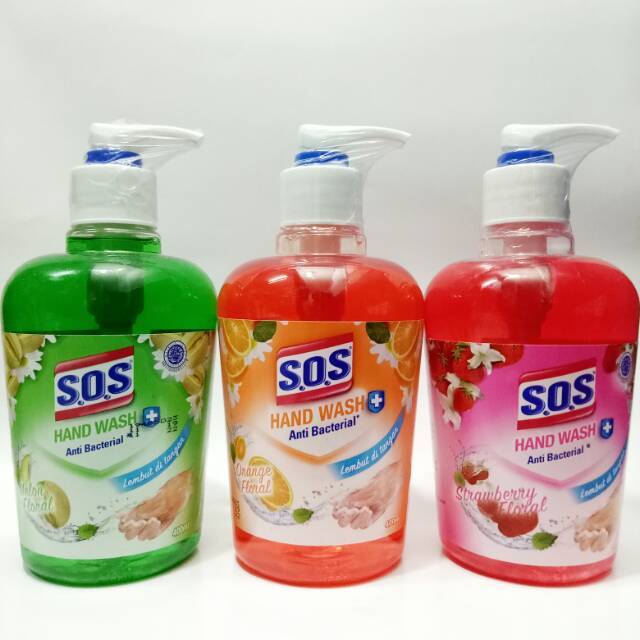 SOS Hand Soap Fragrance Botol 400ML | Lazada Indonesia