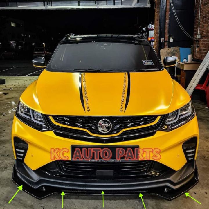 PROTON X50 Sporty Front Lip Front Bumper Lip Bodykit skirting depan ...