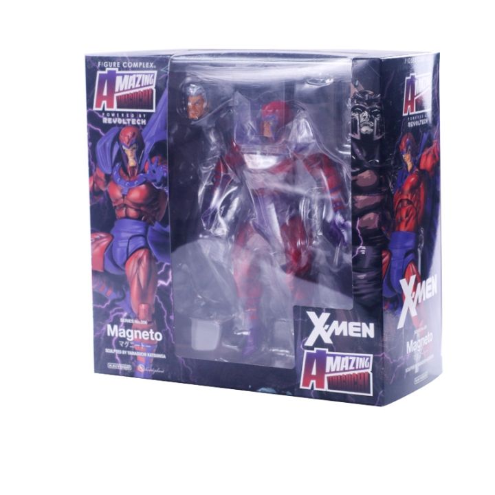 Revoltech Yamaguchi Series Magneto Action Figure - Highly Poseable X ...
