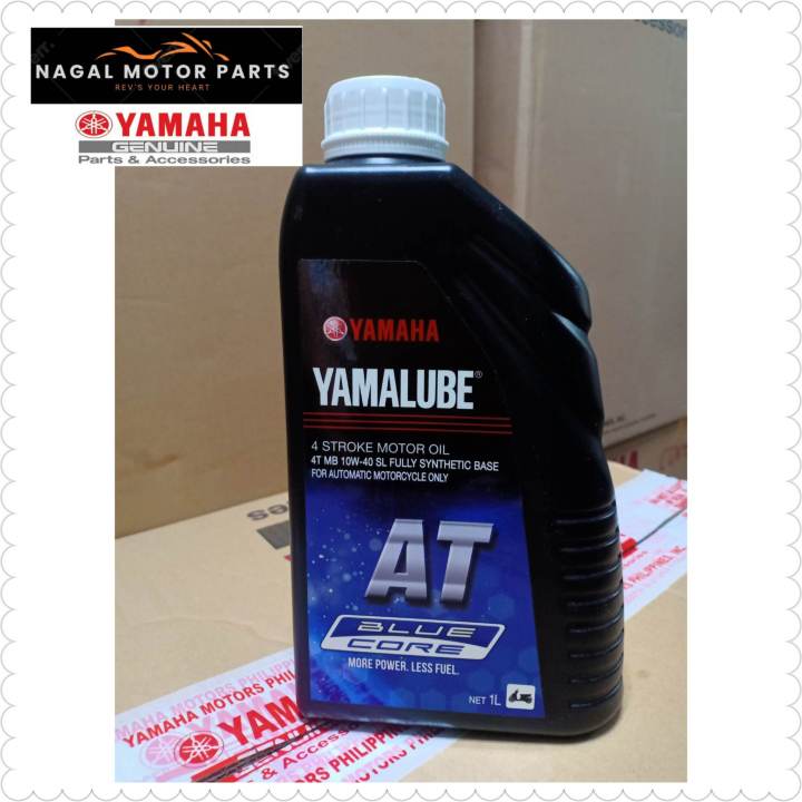 BLUE CORE YAMALUBE MOTORCYCLE OIL 1 LITER 40 MB 10W-40 FULLY SYNTHETIC ...