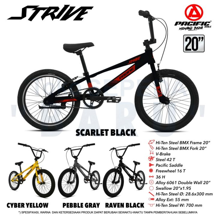 TB - Sepeda BMX PACIFIC STRIVE Ukuran 20 Inch | Lazada Indonesia
