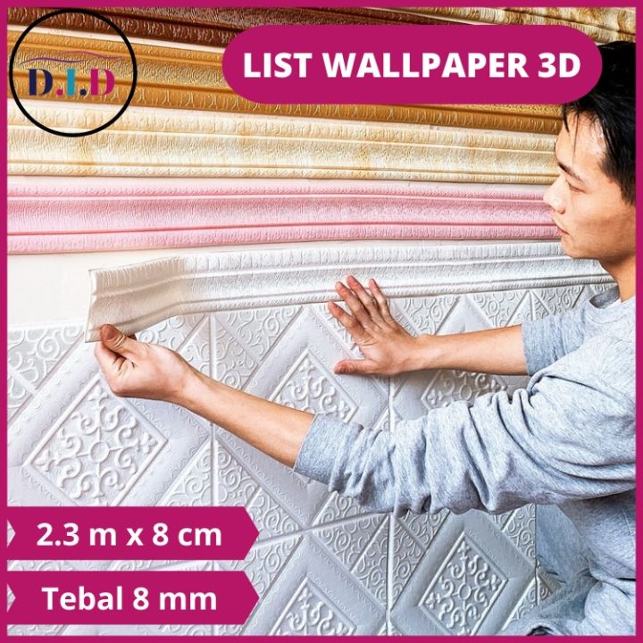 TERMURAH!! WALL BORDER LIST/ WALL BORDER FOAM 3D /WALLPAPER LIST FOAM ...