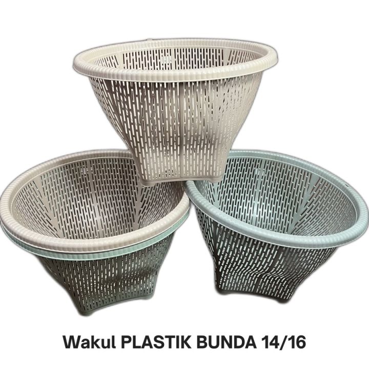 Wakul Boboko Eriko Warna Wadah Nasi Plastik Bunda 14 ORI Tempat Penyimpanan Berkat Serbaguna Abu ...