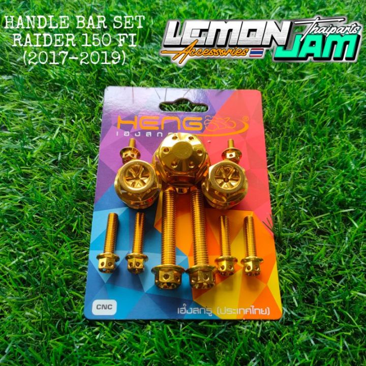 HENG HANDLE BAR R150 FI / R115 J FI ( RAIDER 150 ) SET | Lazada PH