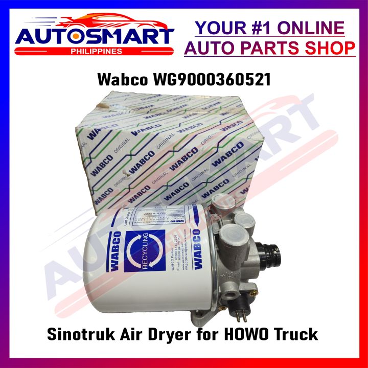 Air Dryer Assembly WG9000360521 (GENUINE WABCO) Air Dryer for HOWO ...