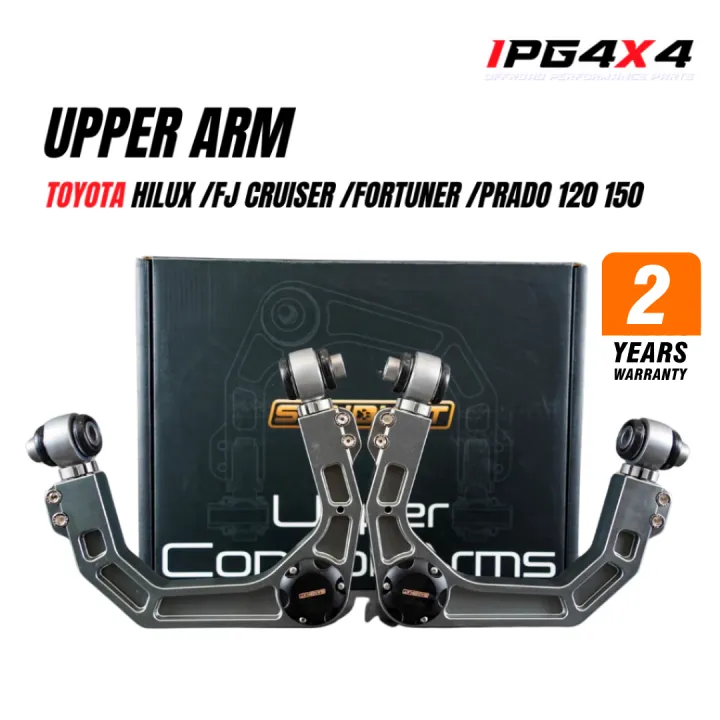 SANDKAT Upper Control Arms Adjustable Aluminum Alloy For Toyota Hilux ...