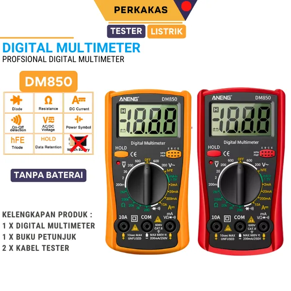NEW DM850 Digital Multimeter Multimeter Voltmeter Voltage Tester ...