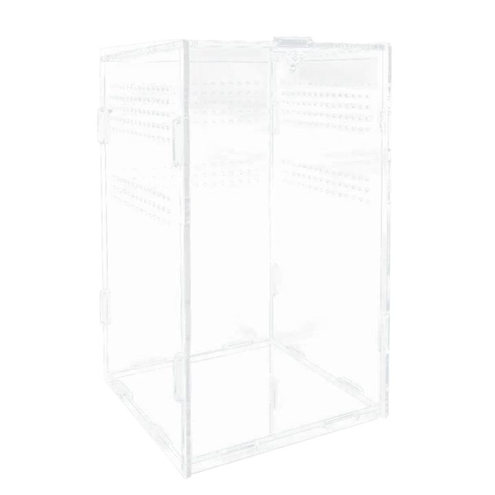 Reptile Food Box Transparent Insect Food Box for Spiders, Horned Frogs ...