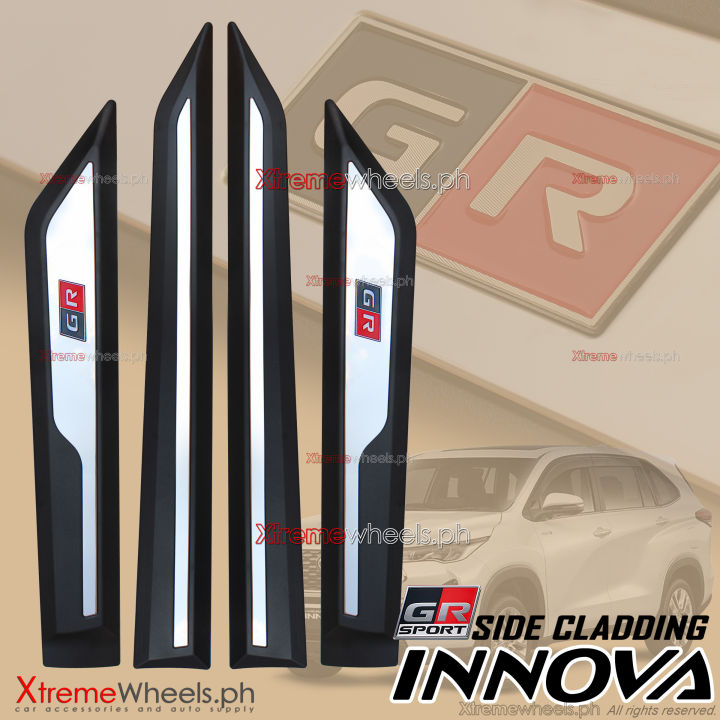 Toyota Innova 2016 to 2025 GR Side Moulding / Door Protector Cladding ...