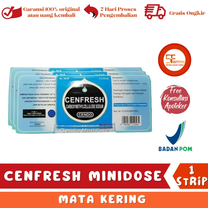 Cendo Eyefresh Minidose 0.6 mL - Obat Tetes Steril Mata Kering | Lazada ...