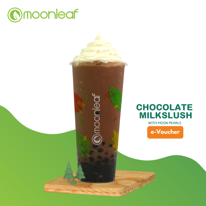 MOONLEAF Chocolate Milkslush with Moon Pearls (e-Voucher) | Lazada PH
