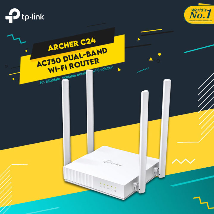 tp-link Archer C24 AC750 Dual-Band Wi-Fi Router | Router | Wireless WiFi Router | WiFi Router ...
