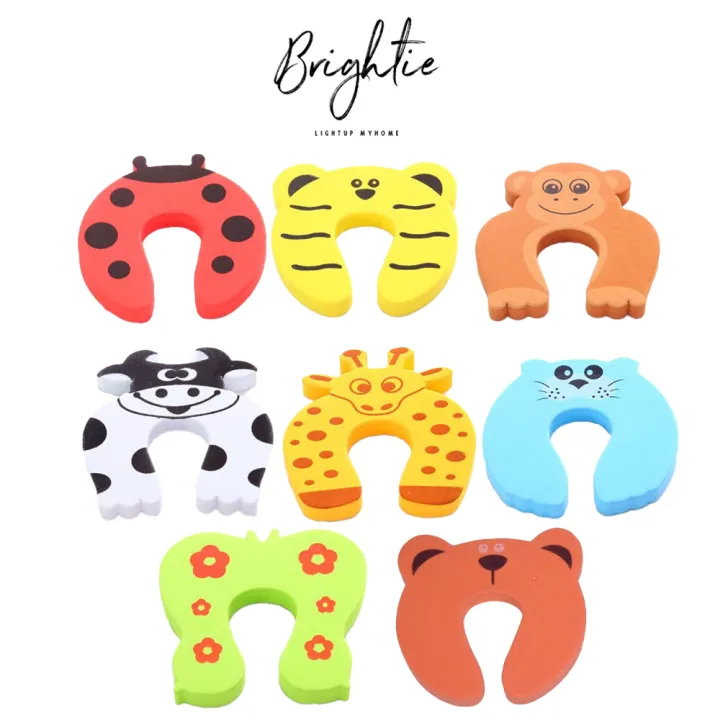 Brightie CritterStop Cartoon Animal Door Stopper EVA Door Protection ...