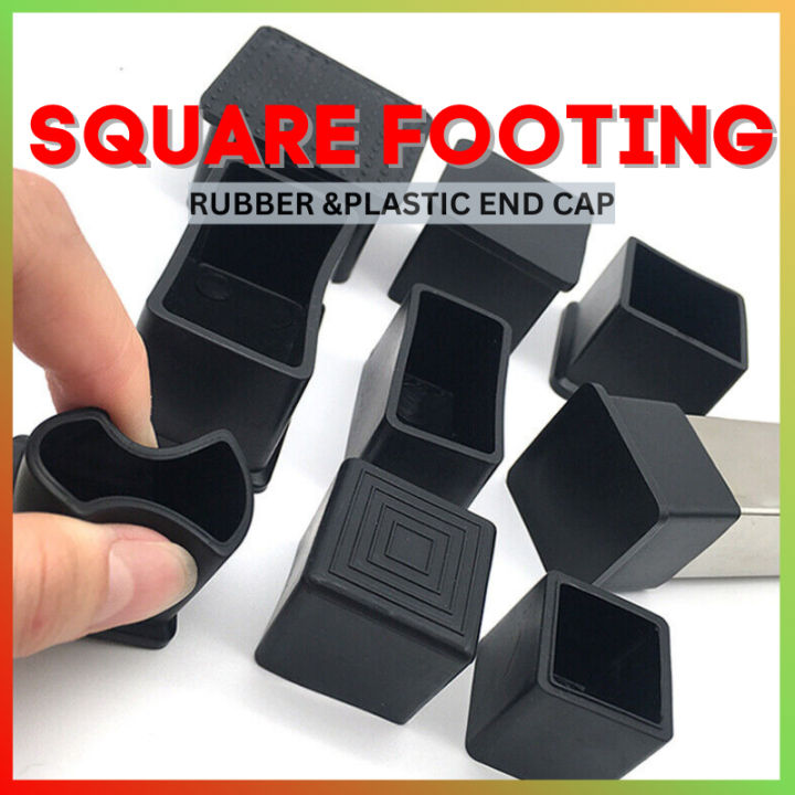 Rubber Footing Square Rectangular Tube Rubber Footing ( Price 1 pc ...