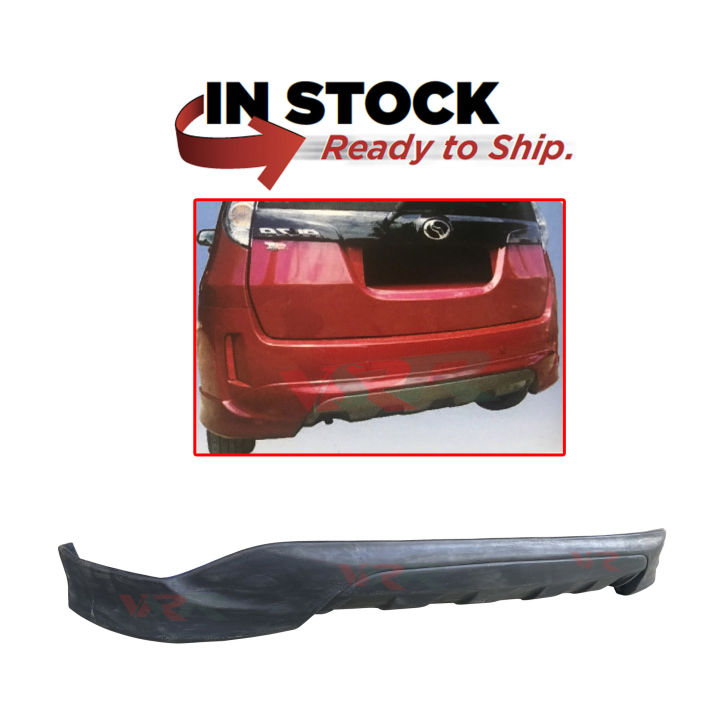 Perodua Alza (2014 Facelift Bumper Model ONLY) SE Style Rear Back Skirt ...