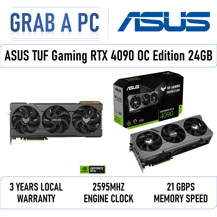 ASUS TUF Gaming Geforce RTX 4090 OC Edition 24GB | Lazada Singapore