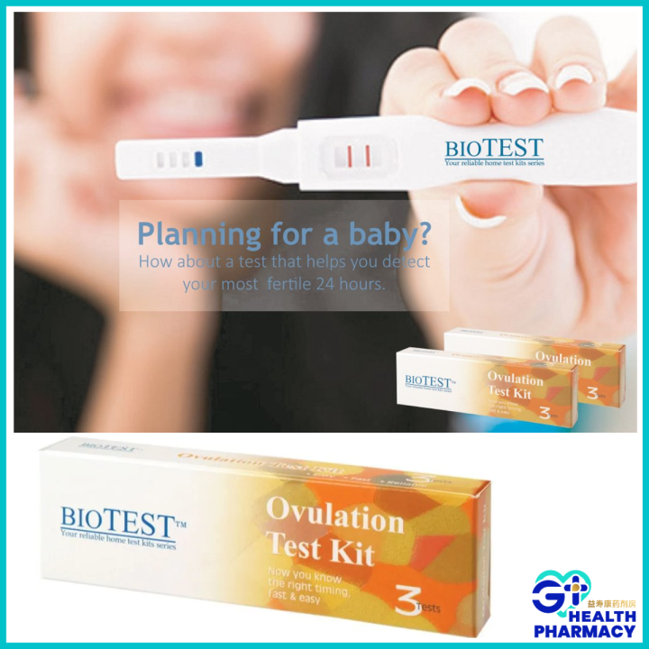 Biotest Ovulation Midstream Test (3's) | Lazada