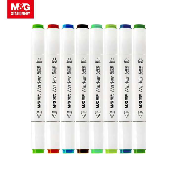 M&G Double Tip Triangle Art Marker 24/36/48/60/80/108 colors | Lazada PH