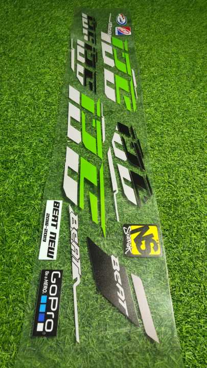 STRIPING BEAT NEW 2016 SAMPAI 2019 BAHAN BENING TRANSPARAN STICKER ESP ...