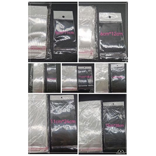 Opp White card head packaging bag | Lazada PH