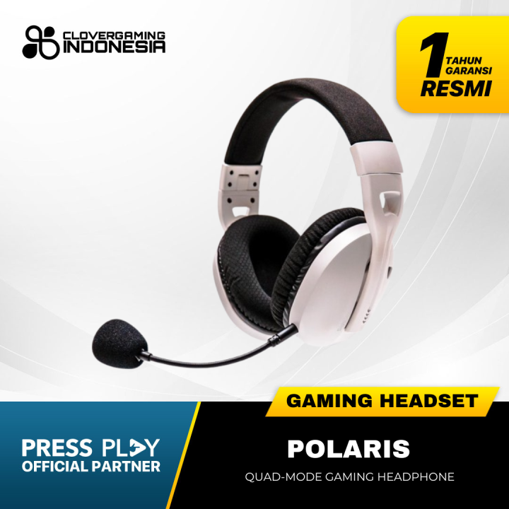 Press Play Polaris Wireless Gaming Headset Quad-Mode Headphone ...