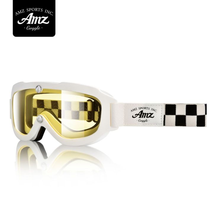 The Retro Helmet Lab | AMZ GO-3 Moto Goggles | Classic Vintage | Lazada PH