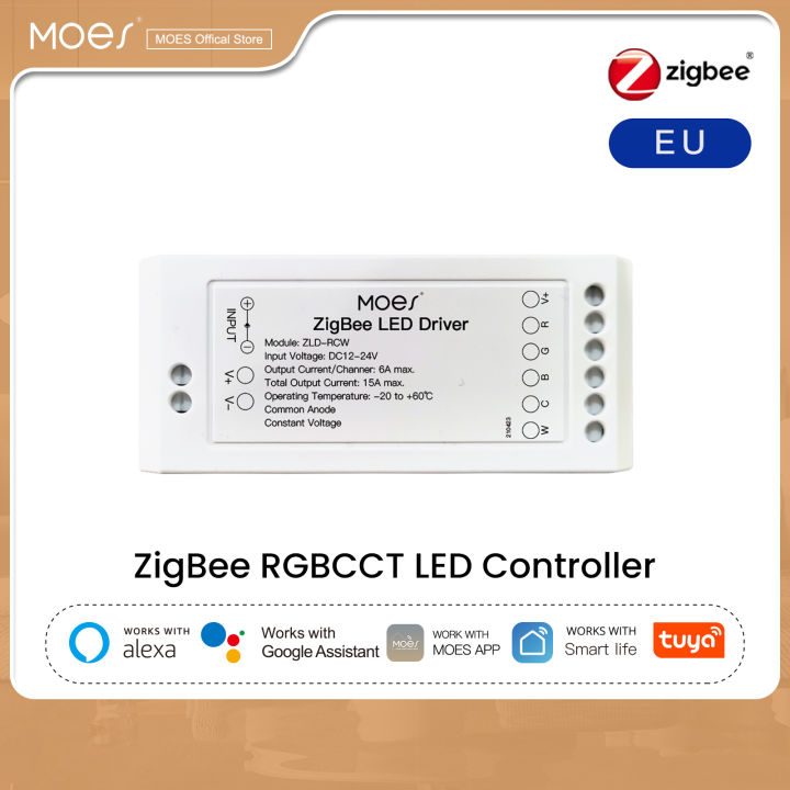 Moes ZigBee Smart Dimmer Module Swtich RGB CCT for LED Strip Smart Life ...