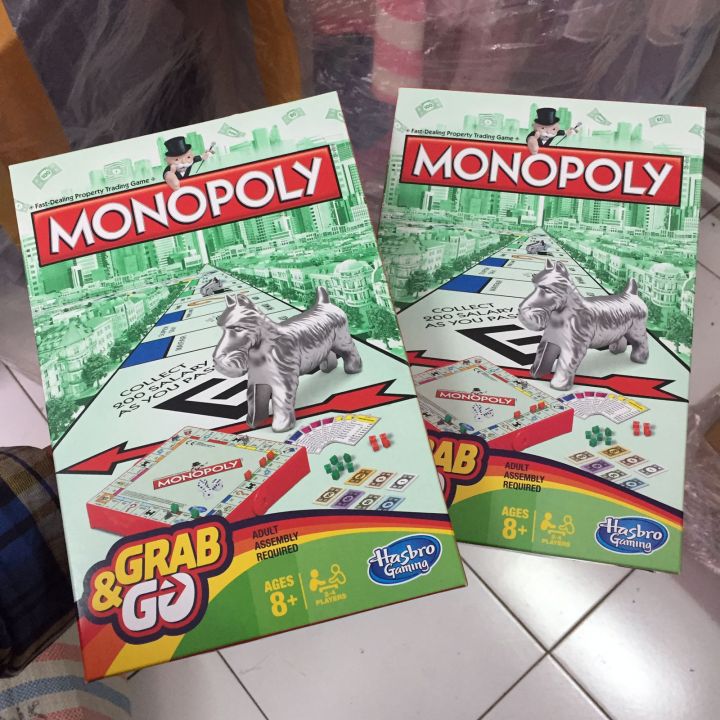 Monopoly Grab & Go Ori hasbro game monopoly mini | Lazada Indonesia