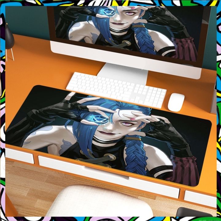 LOL League of Legends Animation Arcane Jinx Keyboard Table Mat ...