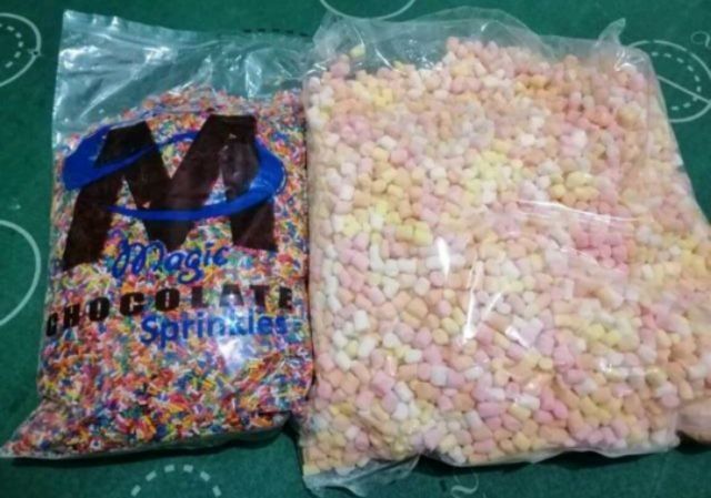 Magic Rainbow Sprinkle Candy, Mallows, Rice Crispies - Toppings for ...