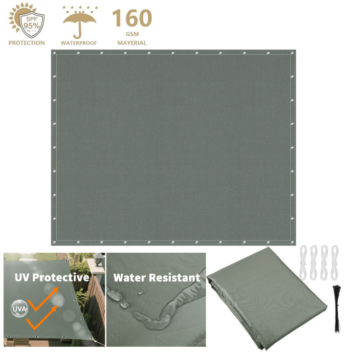 2x3/3x3/3x4/4x5M Sun Shade Sail Waterproof Outdoor Square Rectangle ...