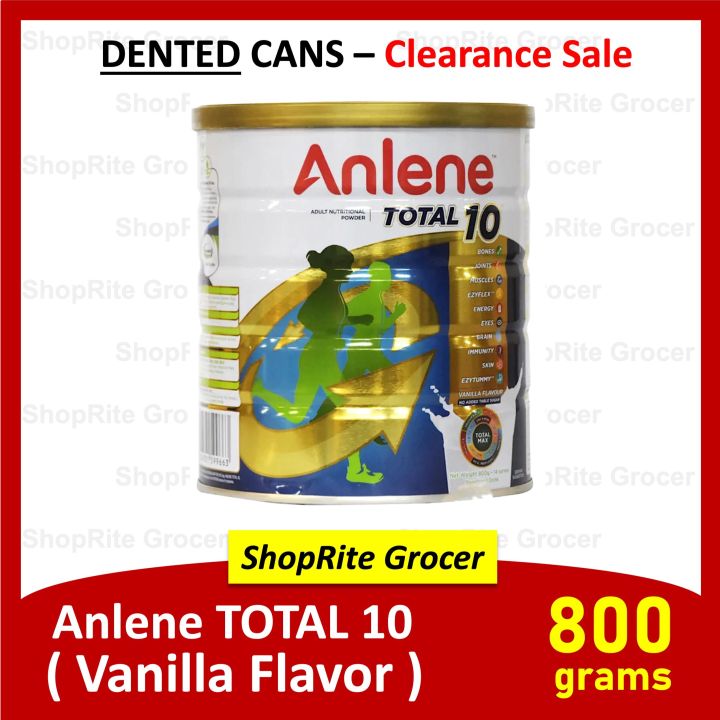 [SALE DENTED] Anlene Total 10 Vanilla Flavor (800 g) Adult Nutritional ...
