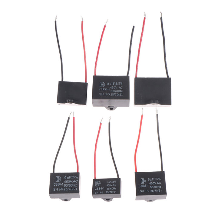 [pl]🔥 CBB61 450V 1uF~12uF Terminal Ceiling Fan Motor Running Rectangle ...