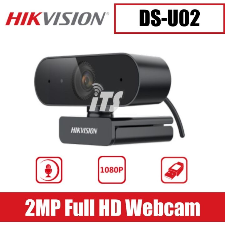HIKVISION 2MP Full HD 30fps Webcam with Microphone (DS-U02) | Lazada