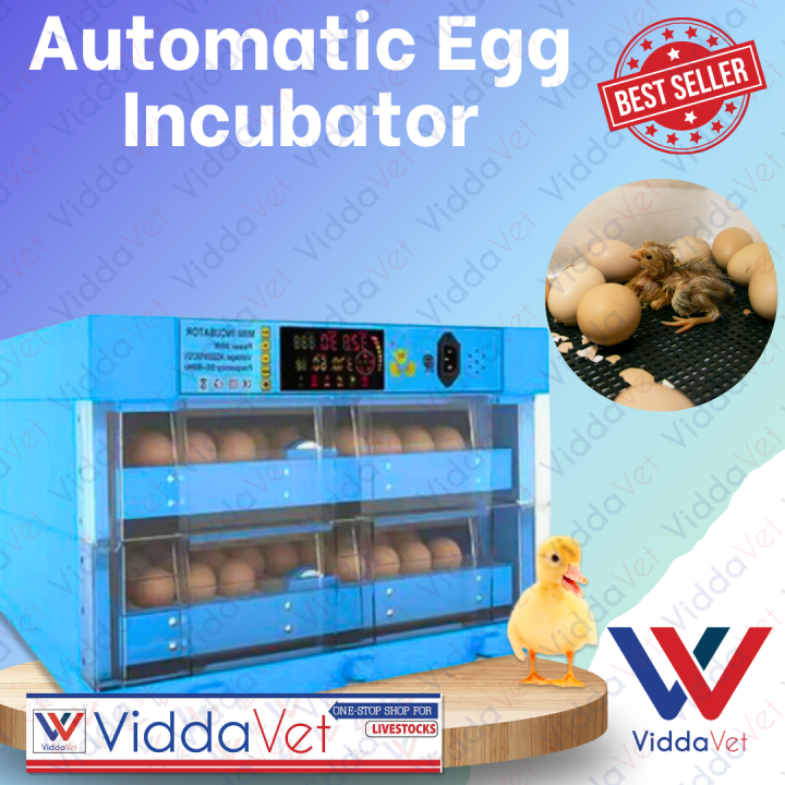 Hatching130 Eggs Fully Automatic Digital Incubator Chicken Poultry Hatcher Temperature Control ...