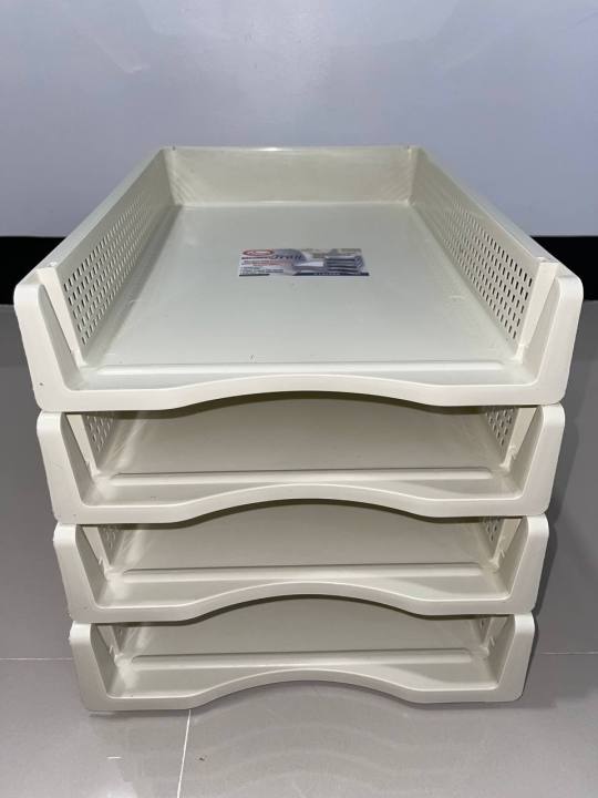 All paper size tray / office & desk organizer / long bond paper rack ...