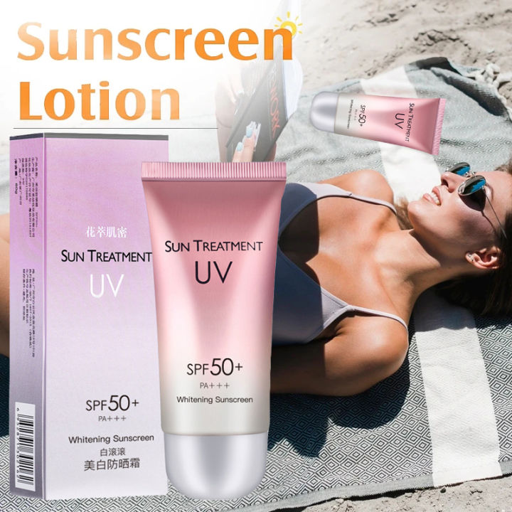 Spf50 Sunscreen Cream Facial Sun Block Gel Cream Facial Moisturizer Whitening Isolation Lotion ...