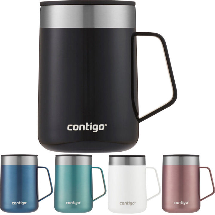 [100% Authentic Contigo] Streeterville Stainless Steel Travel Mug (14oz ...
