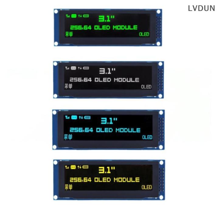 LVDUN 3.12 inch OLED hiển thị mô-đun ssd1322 256x64 cho Arduino STM32 SPI I2C giao diện với pre ...