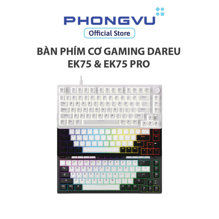 Bàn phím cơ DAREU EK75 & EK75 PRO - Bảo hành 24 tháng | Lazada.vn