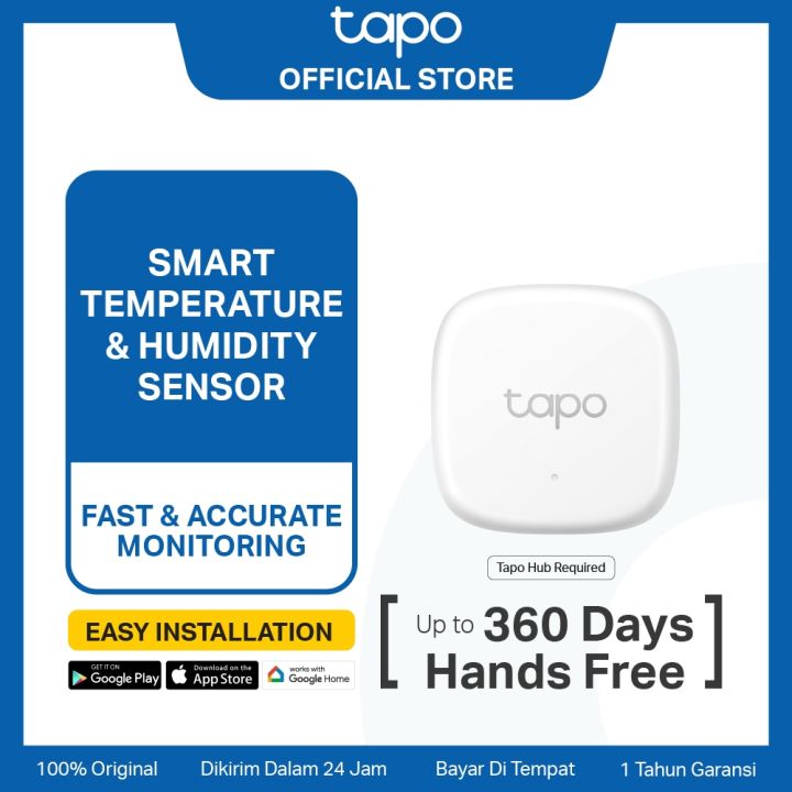 TAPO T310 Smart Temperature & Humidity Sensor Hub Required App ...