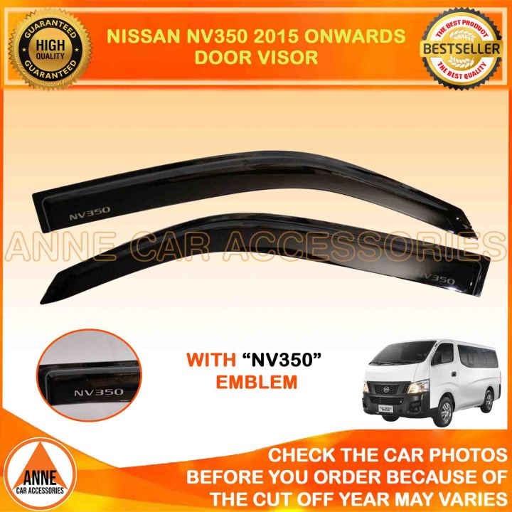 Rain Gutter Rain Visor / Nissan Urvan NV350 2014 2015 2016 2017 2018 ...