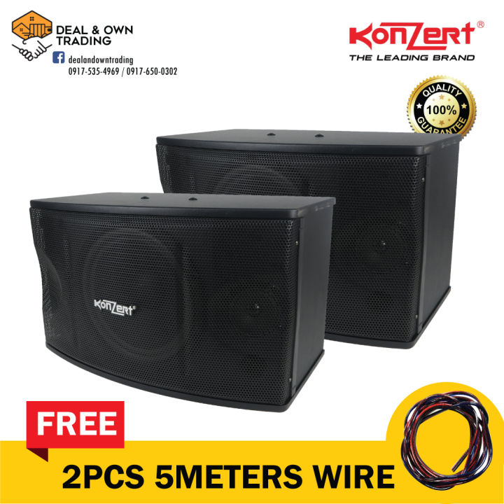 Konzert KS-450V 10" 2-Way Speaker 450W Speaker System | Lazada PH