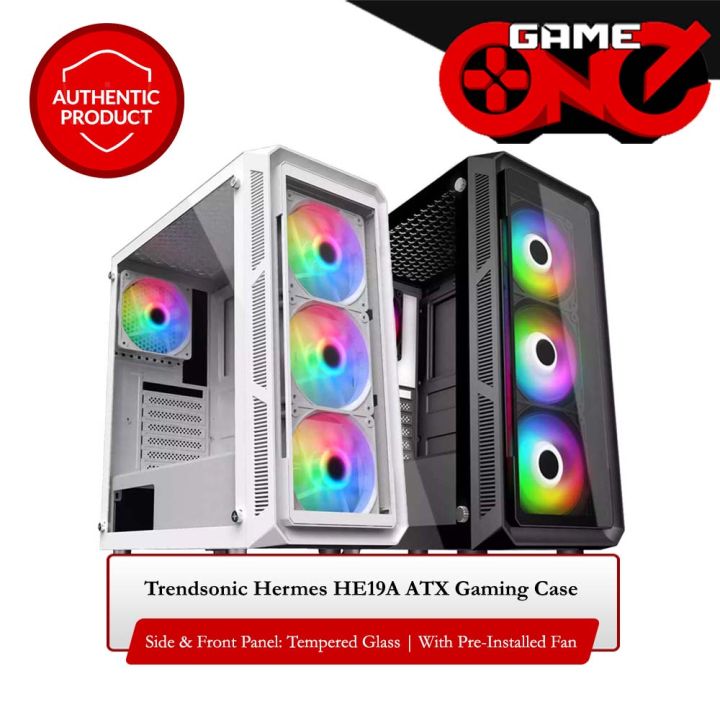 Trendsonic Hermes HE19A ATX Gaming Case | Lazada PH