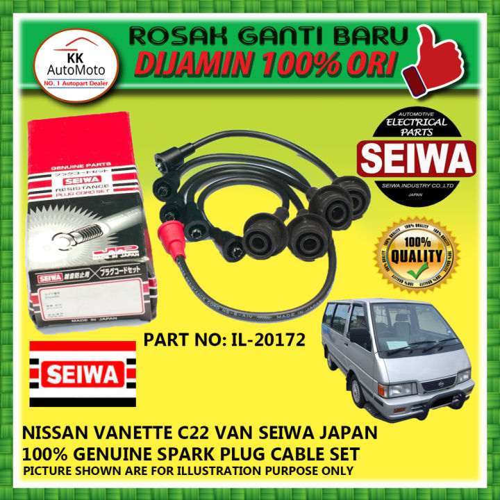 Nissan Vanette C22 Seiwa Japan Spark Plug Cable | Lazada
