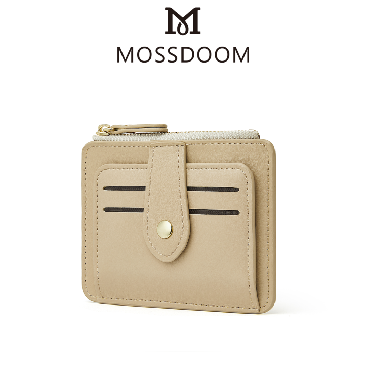 MOSSDOOM กระเป๋าบัตรผู้หญิงที่ทันสมัยและเรียบง่าย | Lazada.co.th
