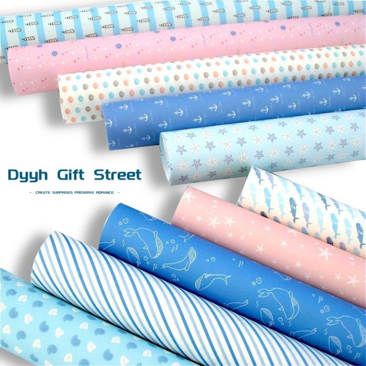 [White Kraft Paper] Legend of the sea Pink & Blue series [Waterproof ...