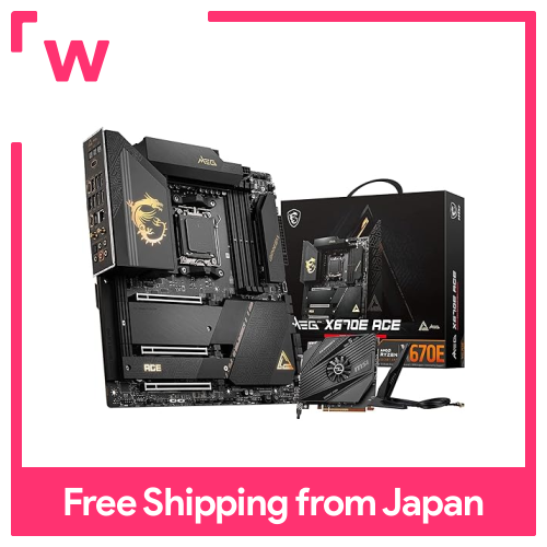 MSI Motherboard MEG X670E ACE AMD Ryzen 7000 Series (AM5) Compatible ...
